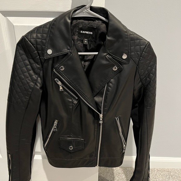 Express | Jackets & Coats | Express Faux Leather Jacket | Poshmark